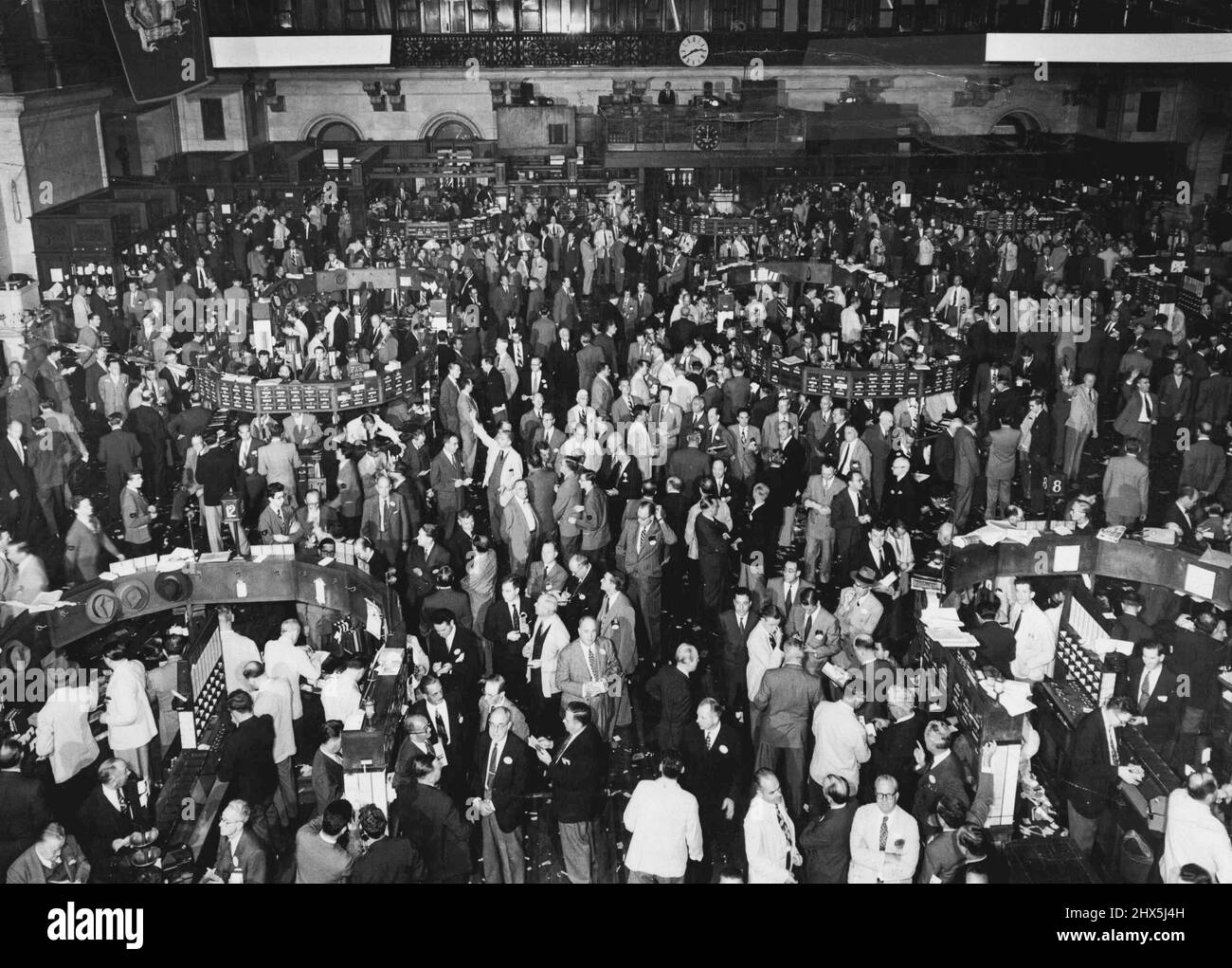 New York Stock Exchange. Wall Street held its breath as "the Dow ...