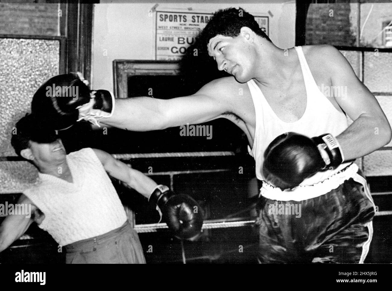 Giant South African Boxer To Have His First Contest In England. Ewart ...