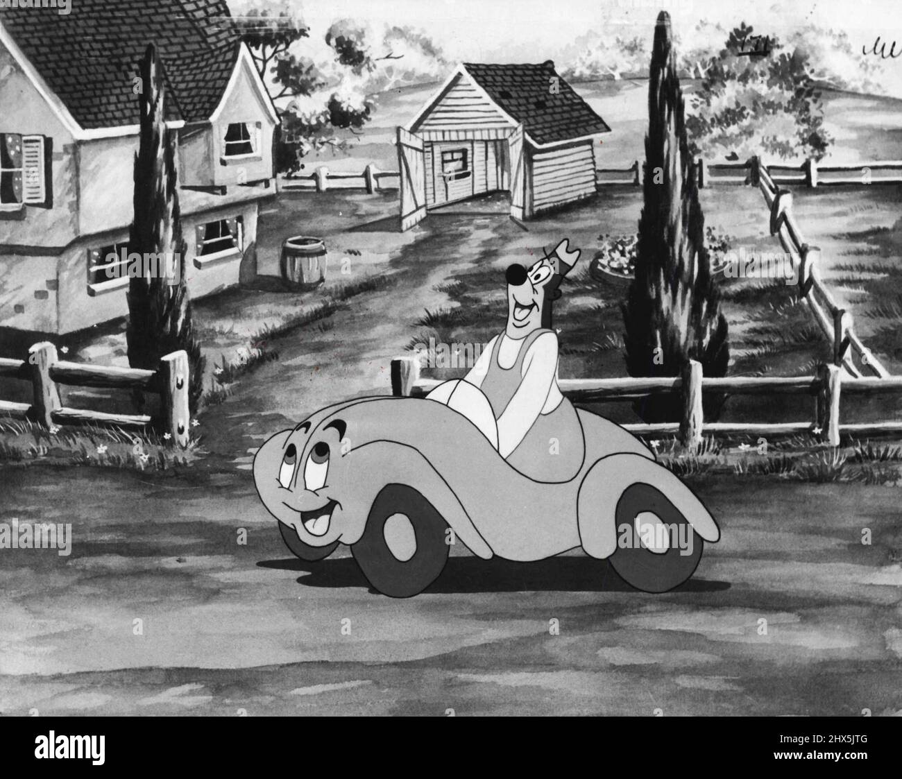 In Porter's carton Bimbo's Auto the wombat is perfectly happy with his ...