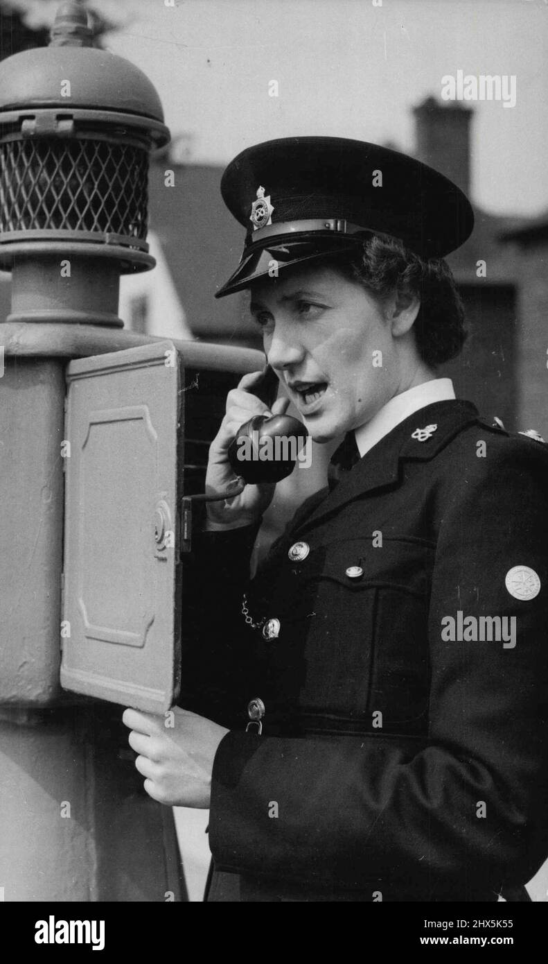 She's Cot The Pip! A charming arm of the law in Stafford is Miss Mary ...