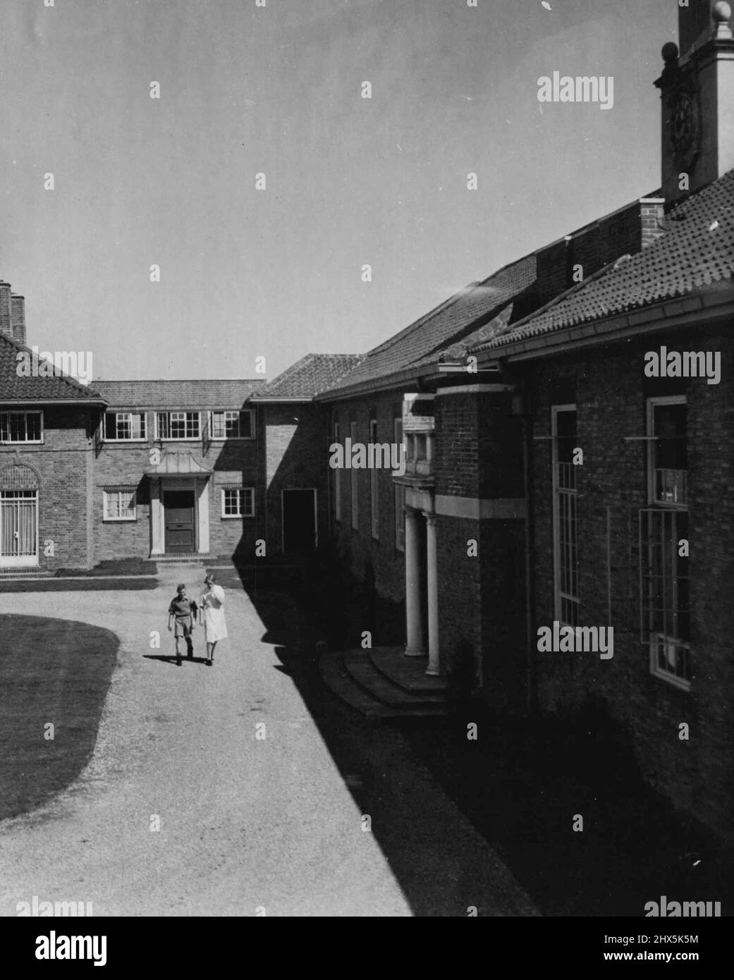 Godstone Intermediate School -- Front of School with Dep. Headmaster's ...