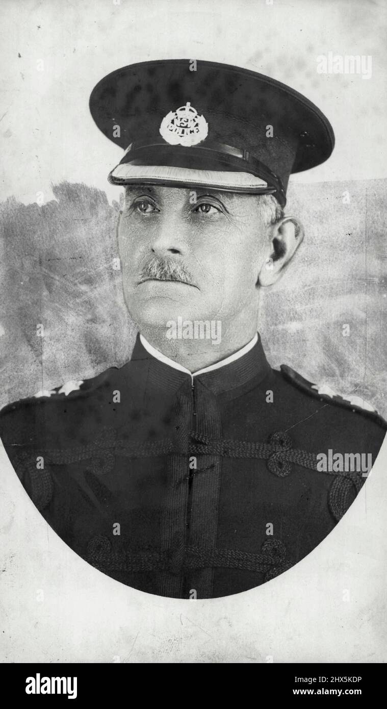 Police Inspector. October 16, 1933 Stock Photo - Alamy