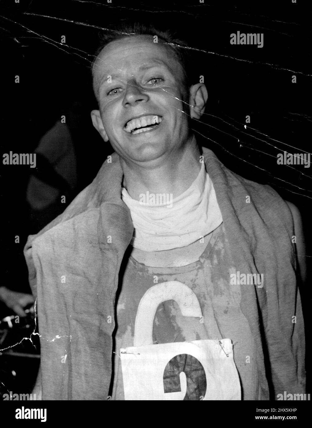 Triumphant and fresh, yesterday's NSW Marathon winner R. Prentice ...