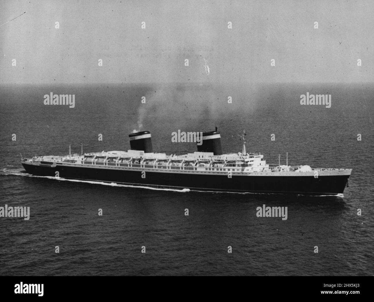American Blue Riband Bid -- The new American liner United States, now ...