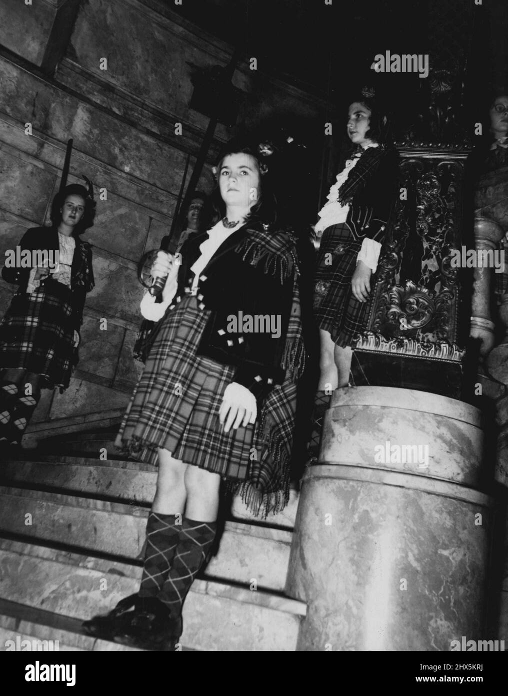 Scottish People - Types of People. December 18, 1947 Stock Photo - Alamy