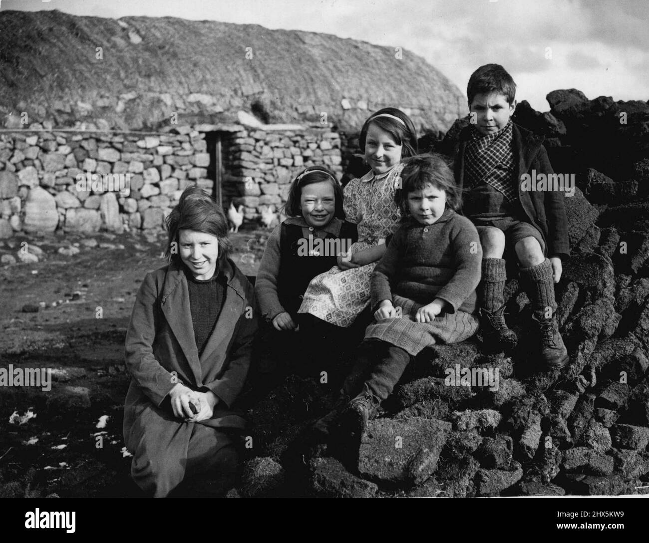 Scottish People - Types of People. August 30, 1951 Stock Photo - Alamy