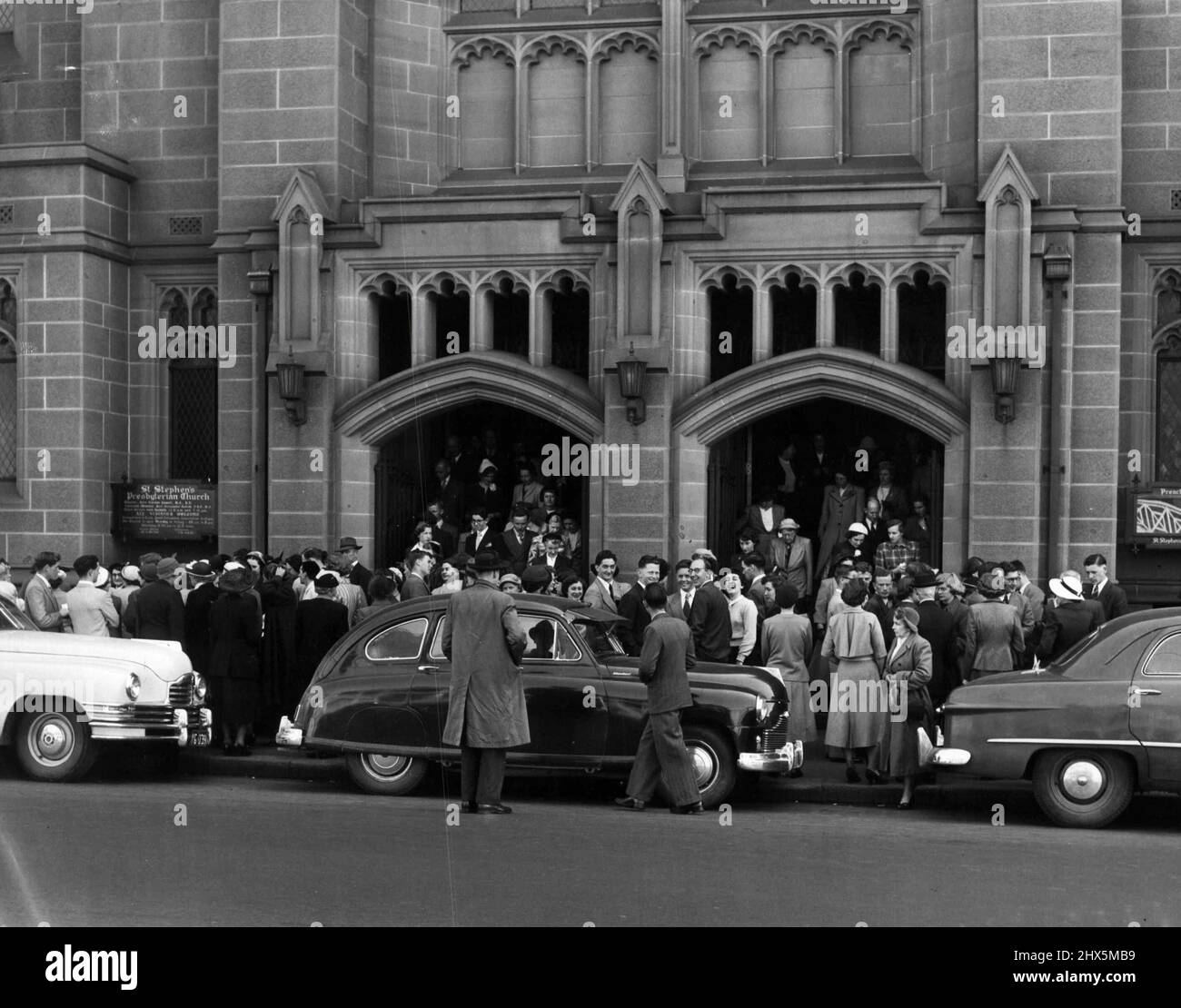 Rev. Gordon Powell. November 11, 1953 Stock Photo - Alamy