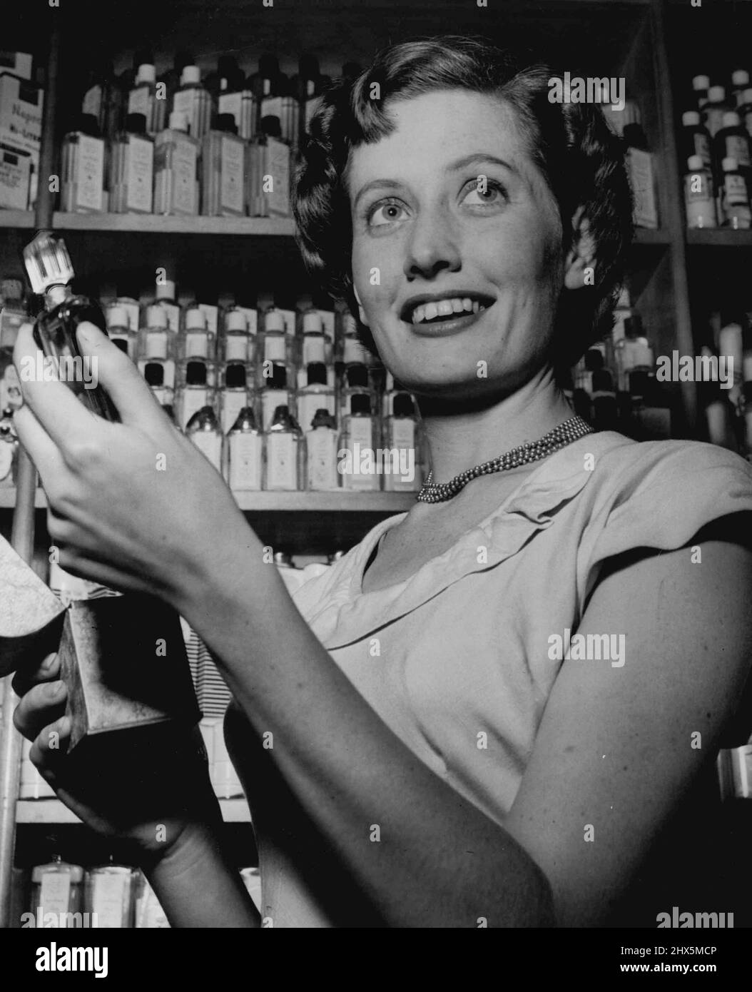 Retro perfume Black and White Stock Photos & Images - Alamy