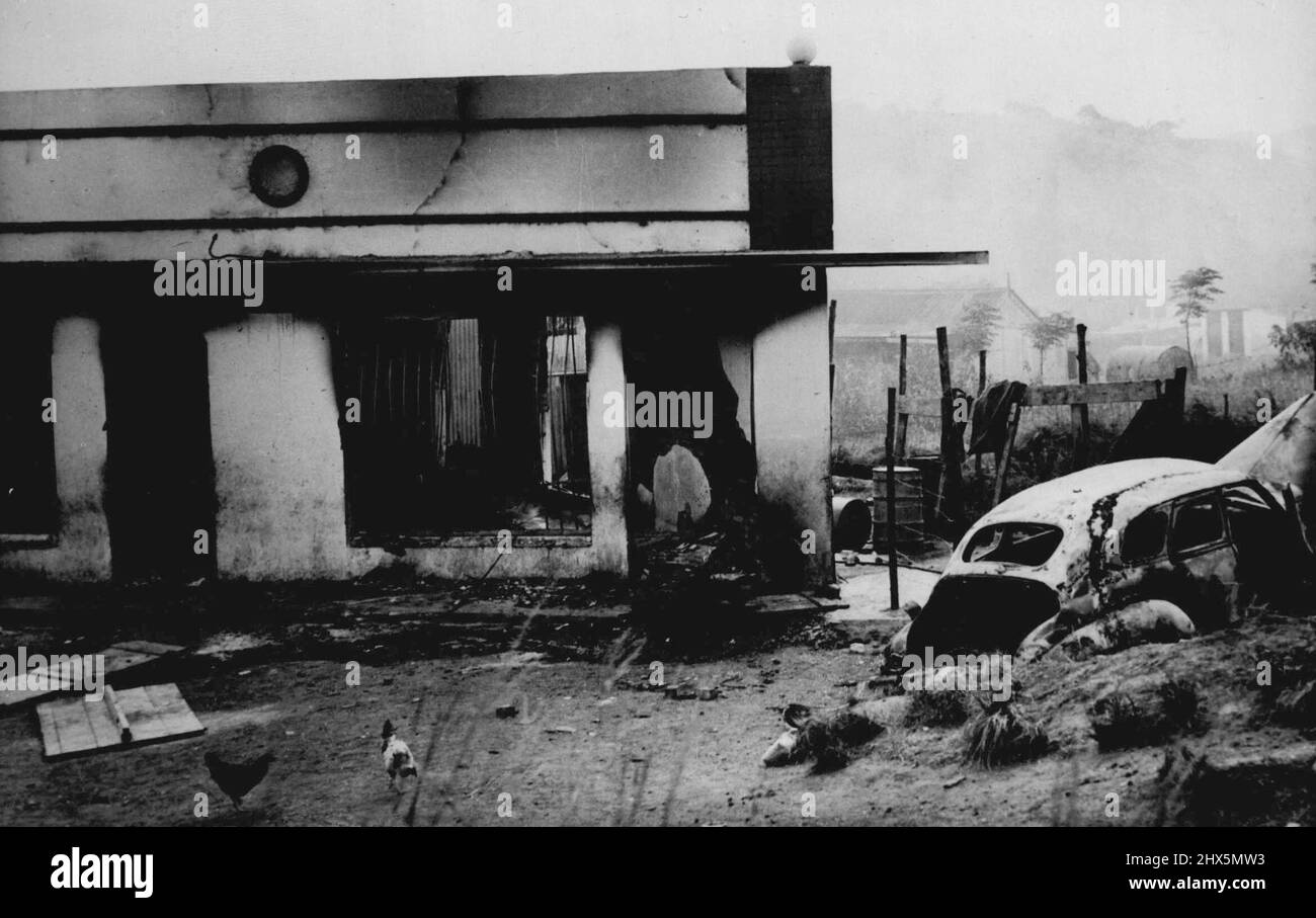 Durban trail of disorder A typical scene in the Non-European quarter of ...
