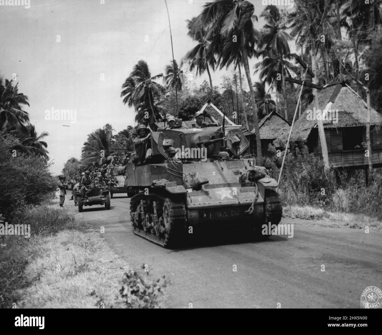 Good Roads Are Condusive to Speedy Advance -- Armor elements of the U.S ...