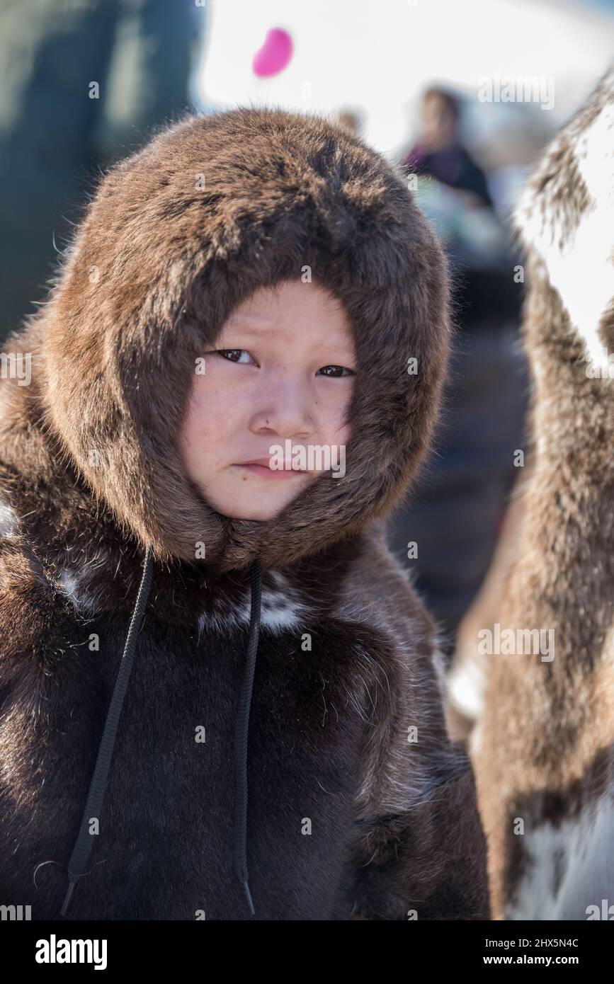 Portrait nenets herder hi-res stock photography and images - Alamy