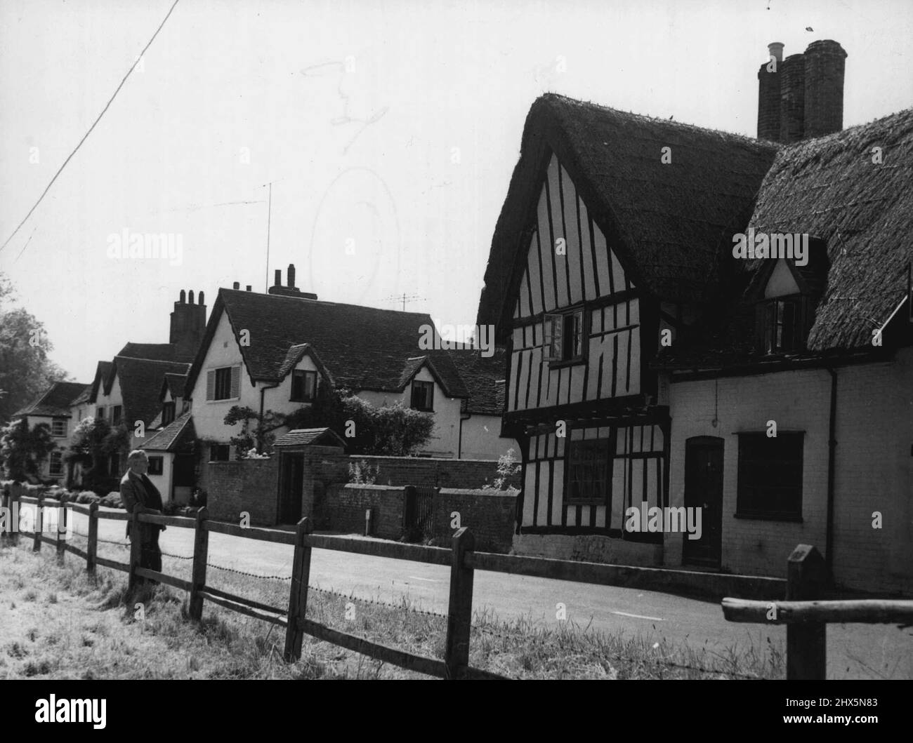 Village Scenes - England. July 8, 1954. (Photo by Reuterphoto Stock ...