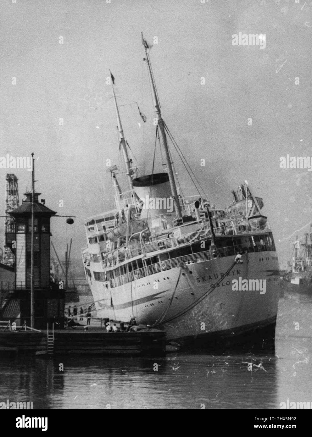 Explanation? Simple. The 10,000-ton Norwegian migrant ship was emptying ...