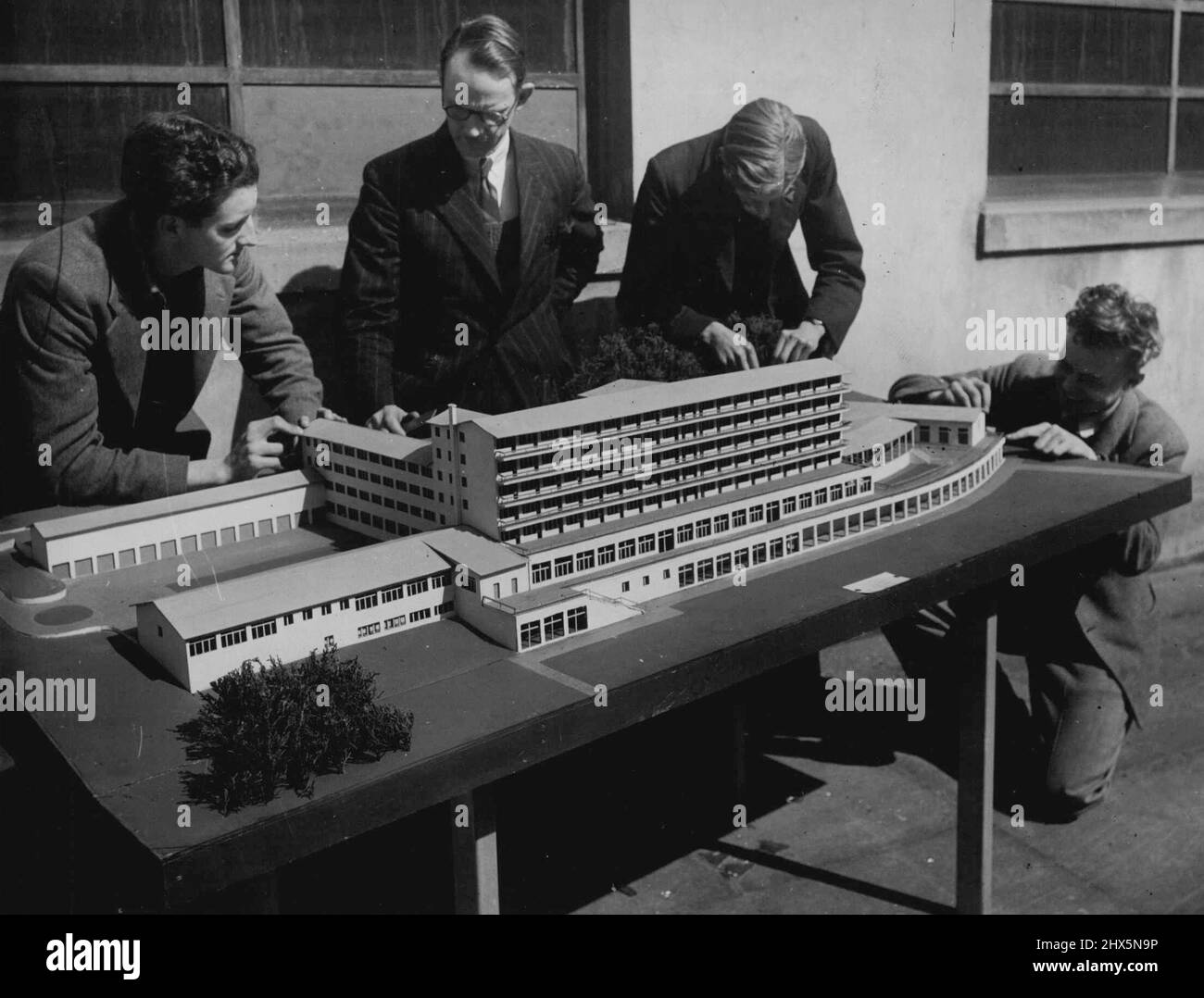 Model for a Country Club -- A model illustrating a fifth year design ...