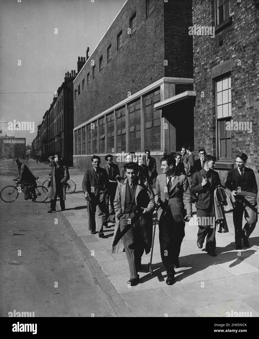 Leaving The School After Classes -- The students in animated ...