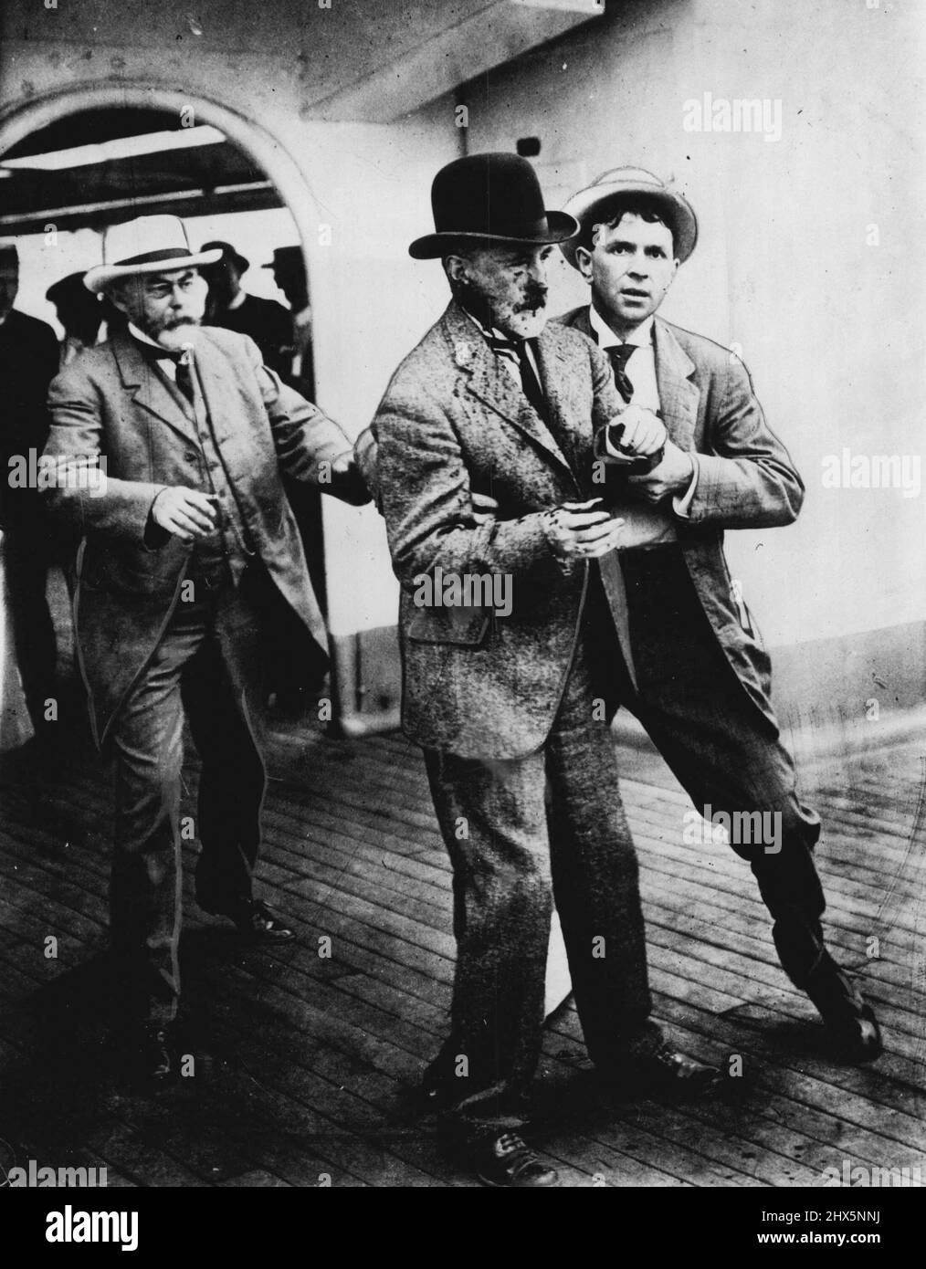 William J. Gaynor, at that time major of New York, after being shot in ...