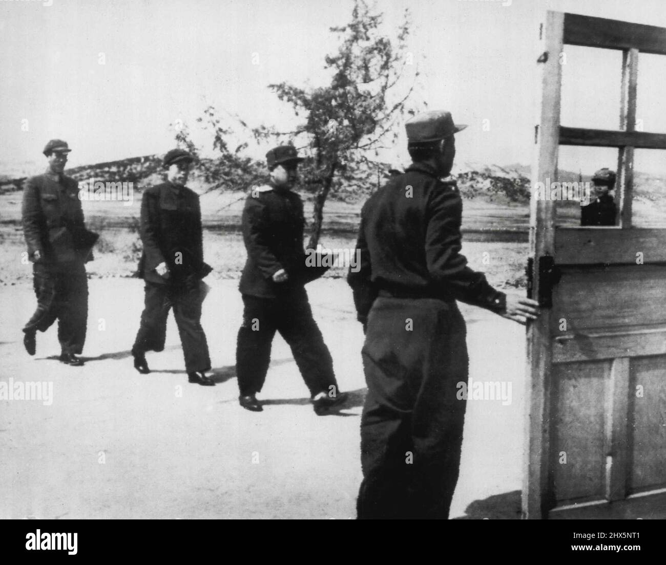 Communist Liaison Officers at Panmunjom -- Led by Senior Col. Ju Yon ...