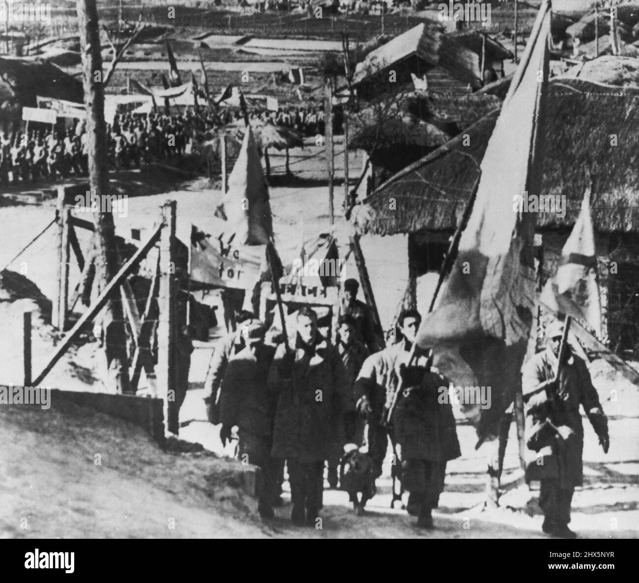 Communist flags hi-res stock photography and images - Alamy