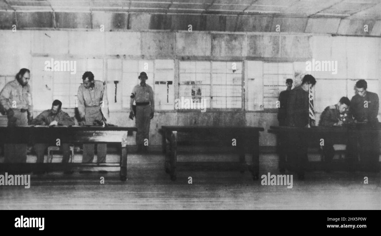 The General Scene at Panmunjom -- This was the scene in Armistice hall ...