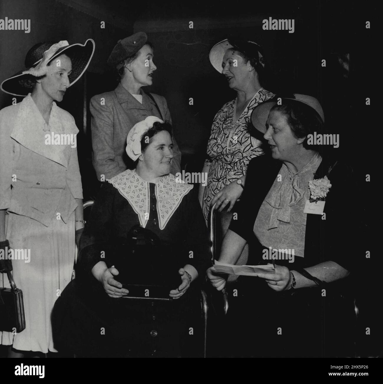 Mrs. S.H. Roberts, president of the Sydney University Women's Group ...