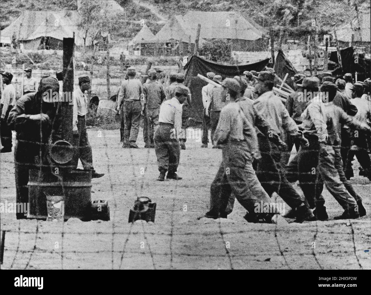 Drilling In Koje -- A recent picture of communists drilling inside one ...