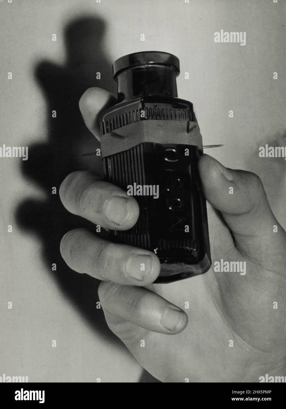 A Simple means of clearly marking a poison bottle by thrusting a number ...