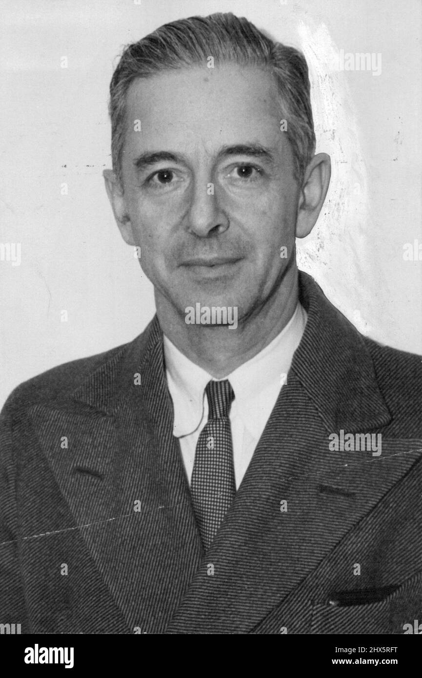Sir Keith Smith. December 1, 1946. (Photo by Gordon Herbert Short Stock ...