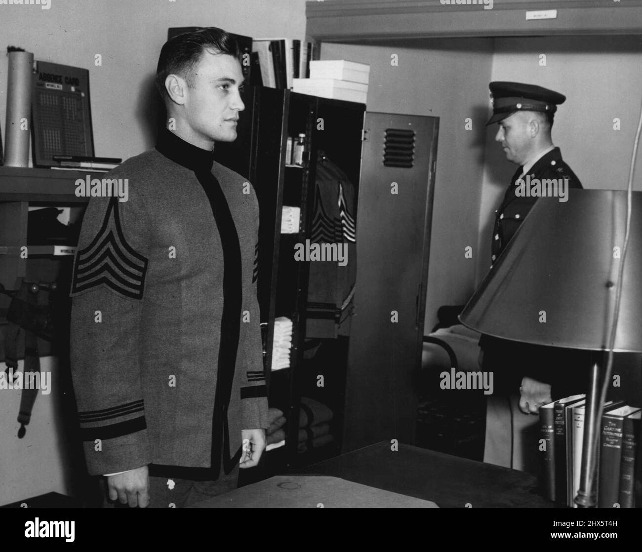 Room Inspection -- The first period over, Mitchell, like all other ...