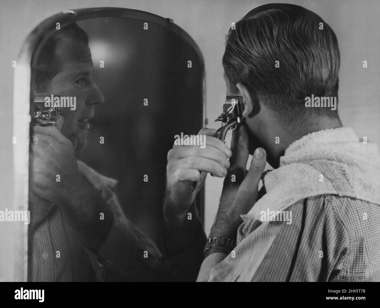 Barbers & Shaving Scenes - Trades & Tradesman. September 17, 1951 Stock ...