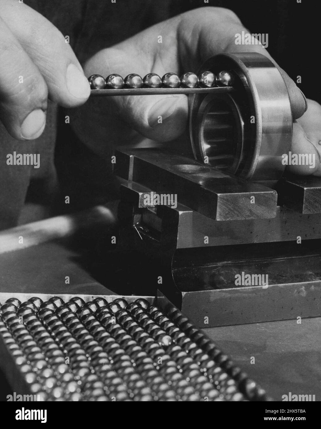 The assembly - manipulating ball-bearings into a race. November 14 ...