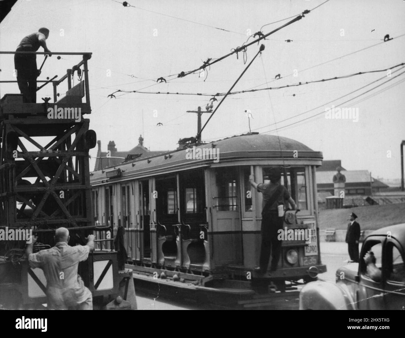 Sydney Trams & NSW - Trams. December 09, 1953 Stock Photo - Alamy