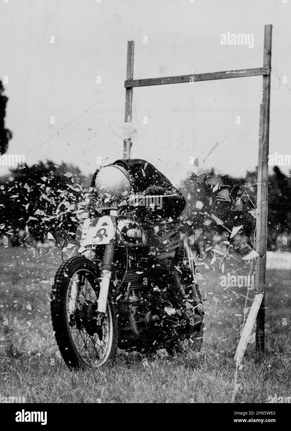 Breaking down motorcycle Black and White Stock Photos & Images - Alamy