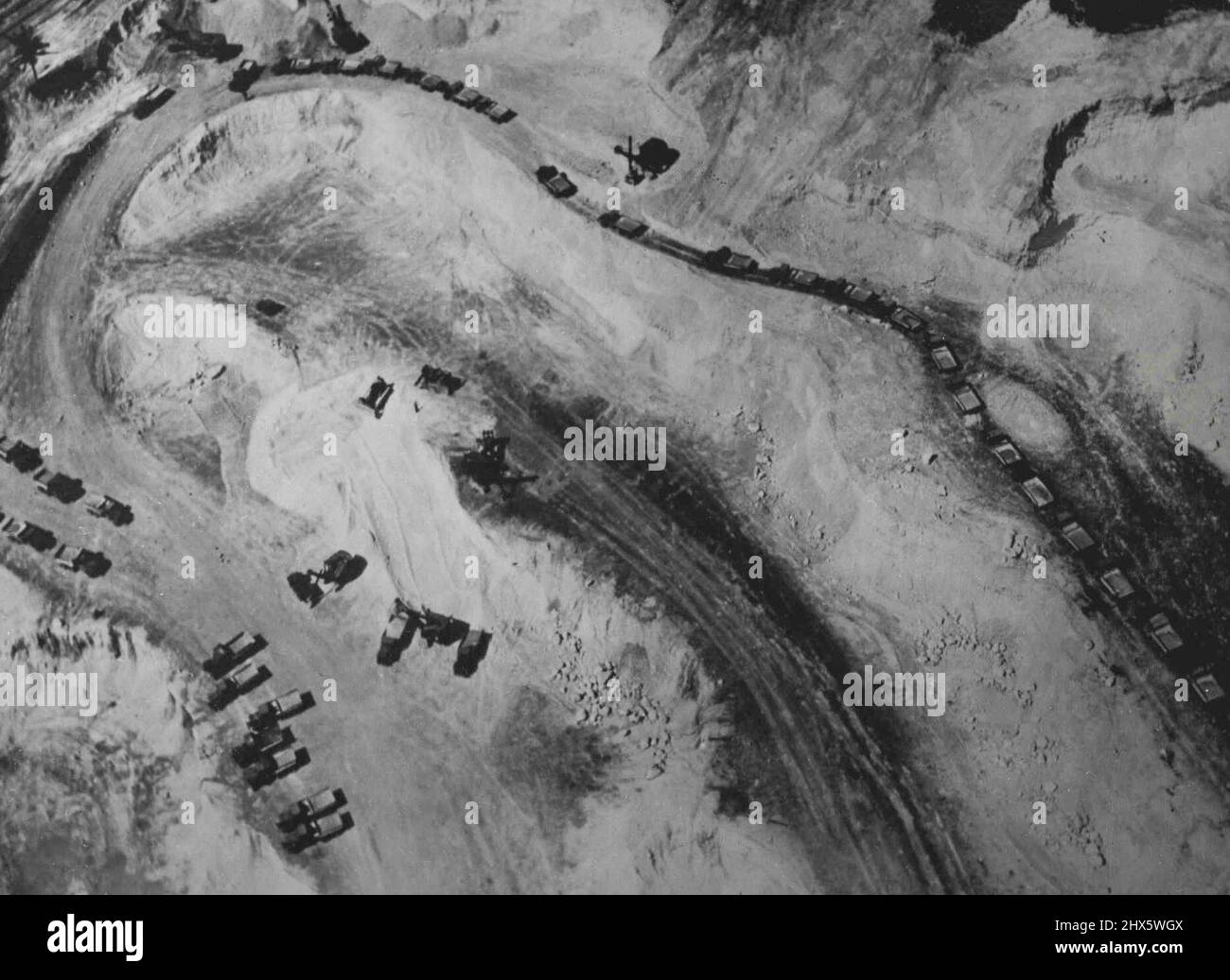 Coral Mountain Provides Material For B-29 Base On Saipan -- Power ...