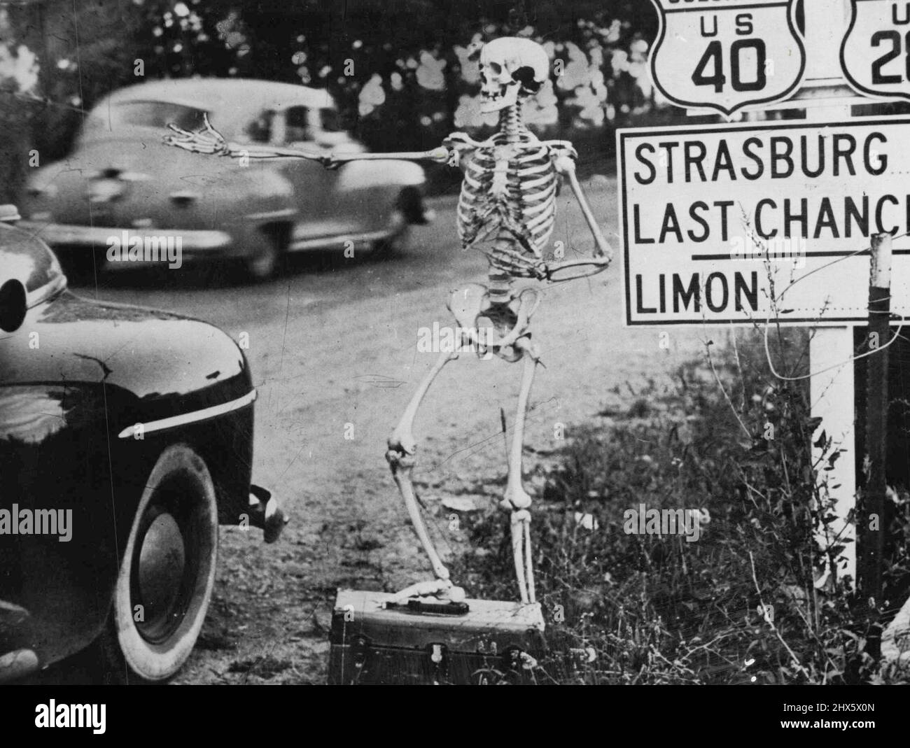 Placed on roads hi-res stock photography and images - Alamy