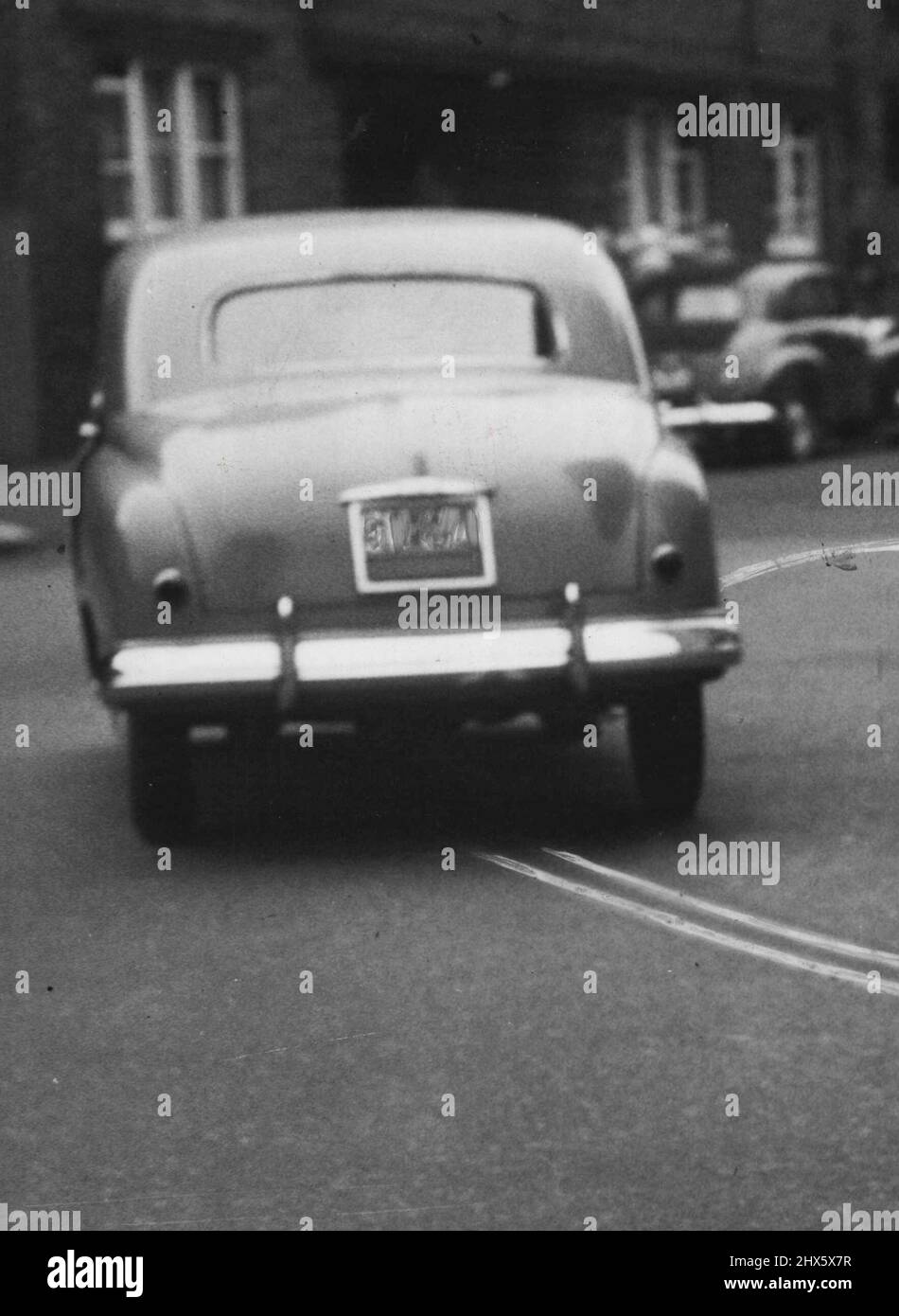 Rounding the bend cars went feet over the double lines. January 20 ...