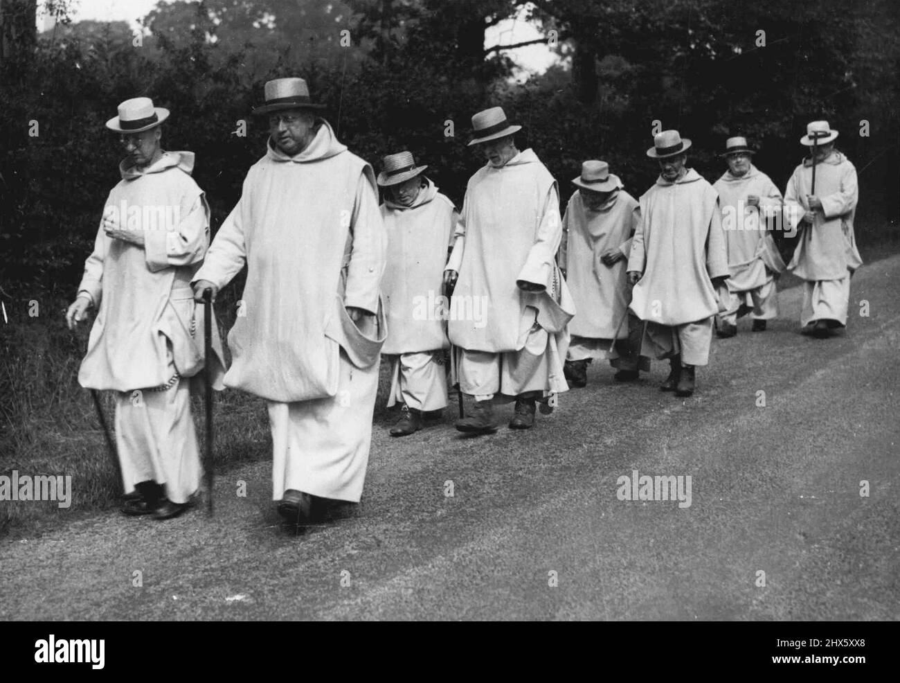 Hardly Heat-Wave Attire -- Winter and summer these Carthusian monk from ...