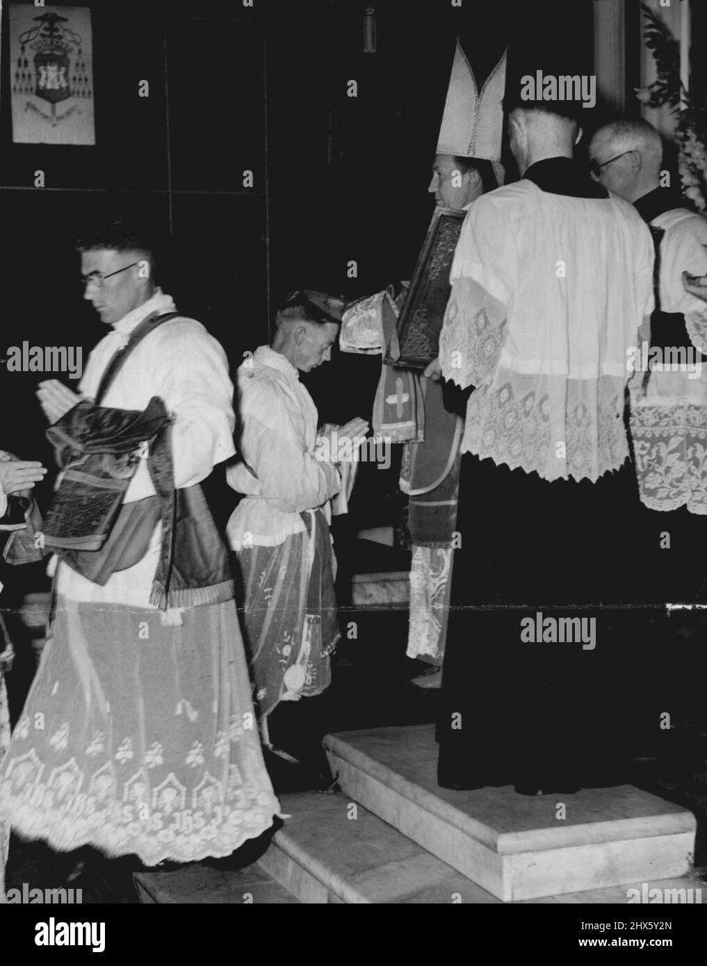 The Catholic Coadjutor-Archbishop of Sydney (Dr. Gilroy) at the ...