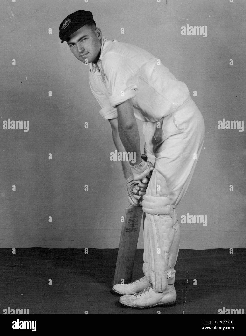 Young Australian bat Peter Burge who will benefit greatly from the ...