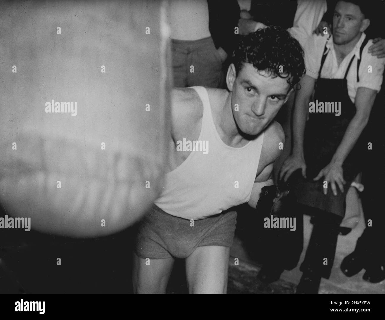 Joe Hall, Boxing. February 04, 1939. ;Joe Hall, Boxing Stock Photo - Alamy