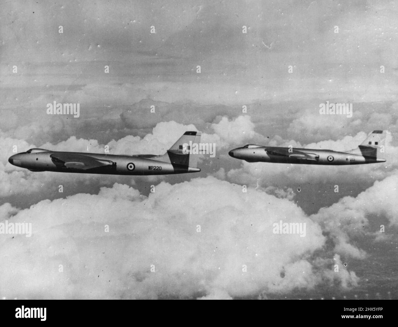 Vickers Valiant -- This first air-to-air photograph of Vickers Valiant ...