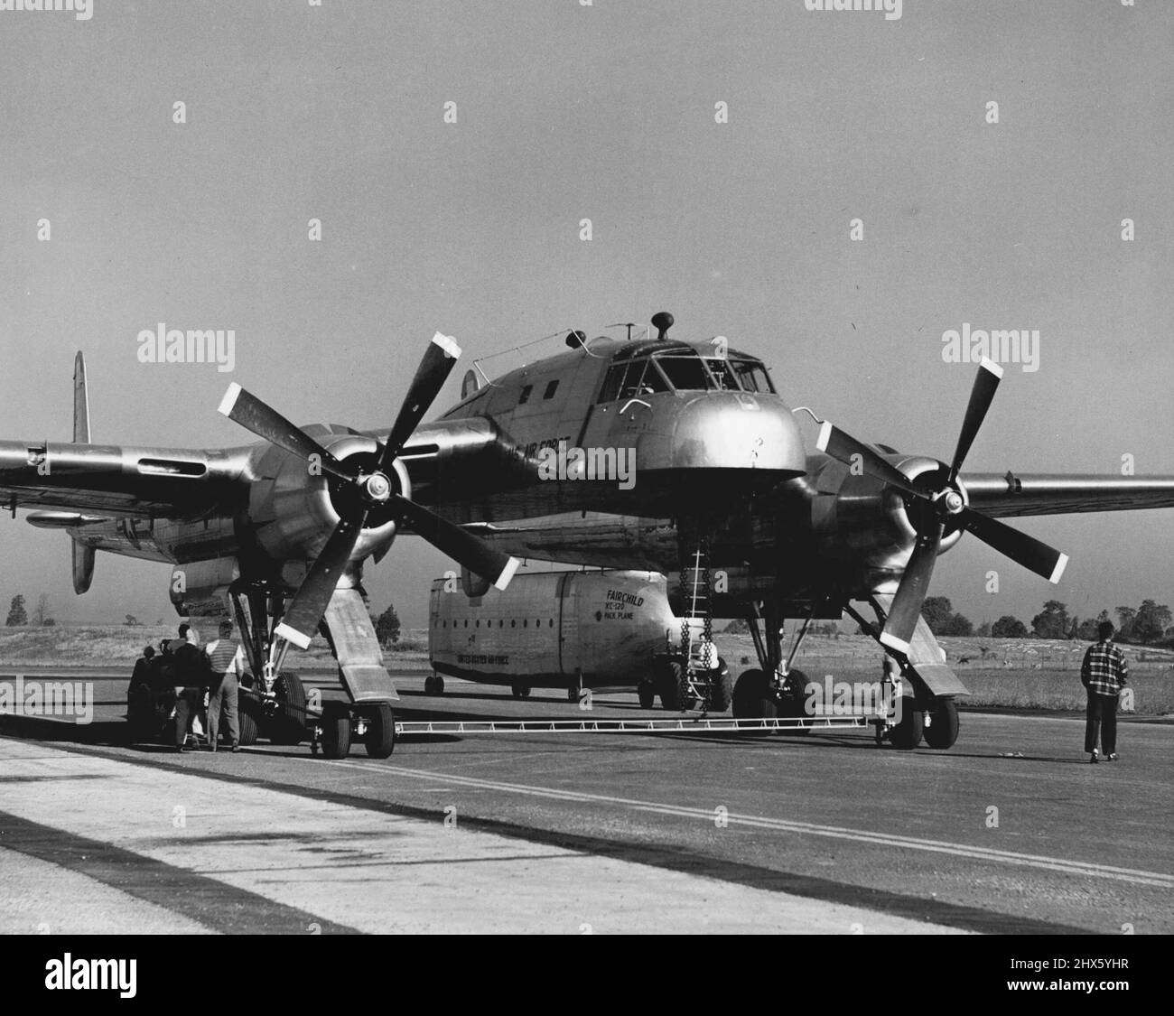 For towing the plane portion of the new Fairchild XC-120 Packplane ...
