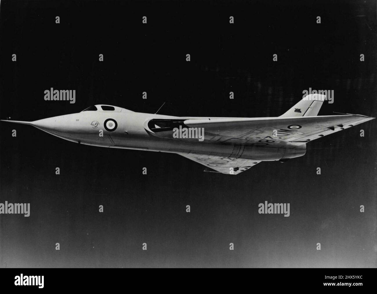 Air Arrow Shows Shape Of Planes to Come -- This air-to-air picture ...