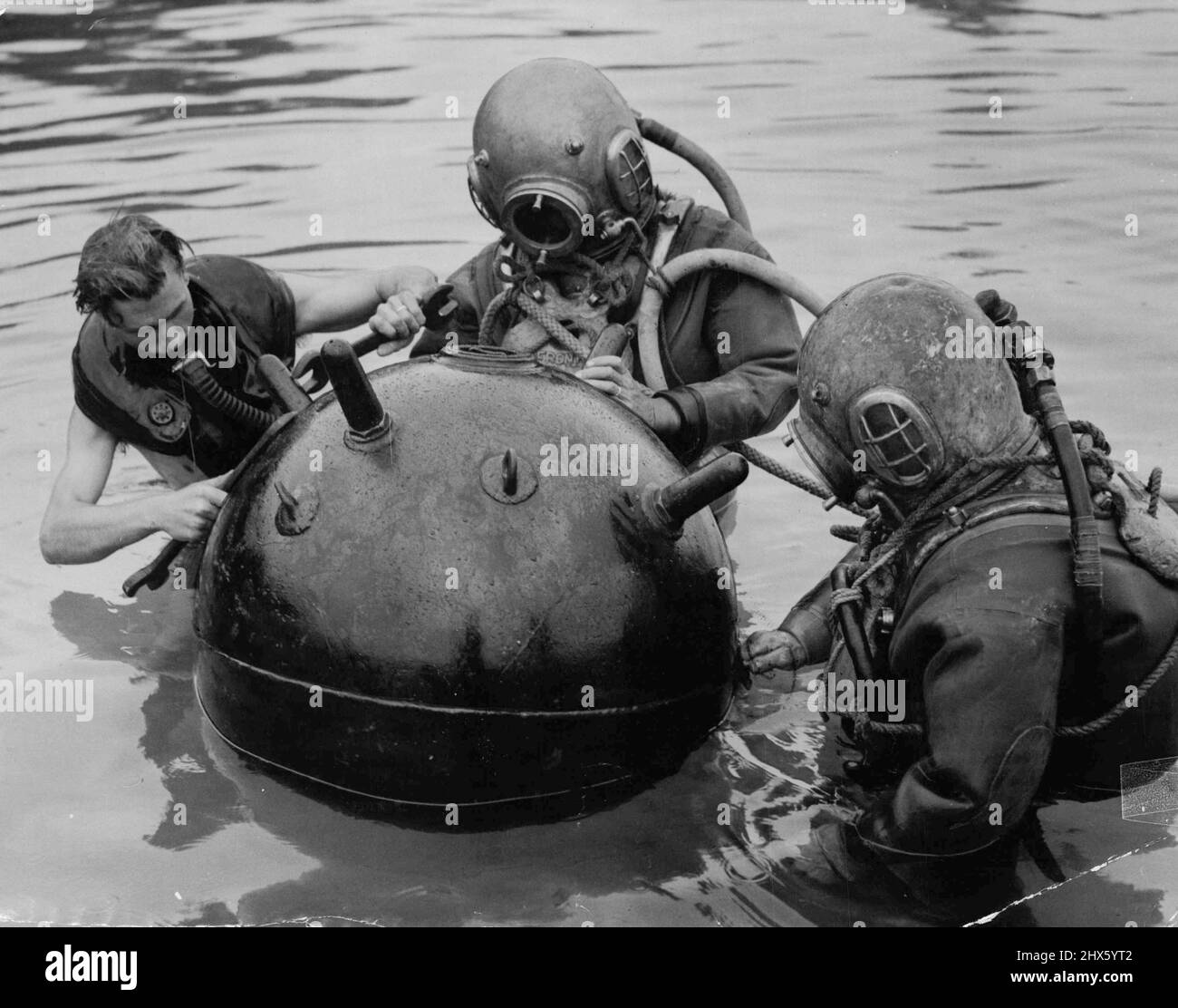 Australian Royal Navy Diving School. This shot shows one of the worlds ...