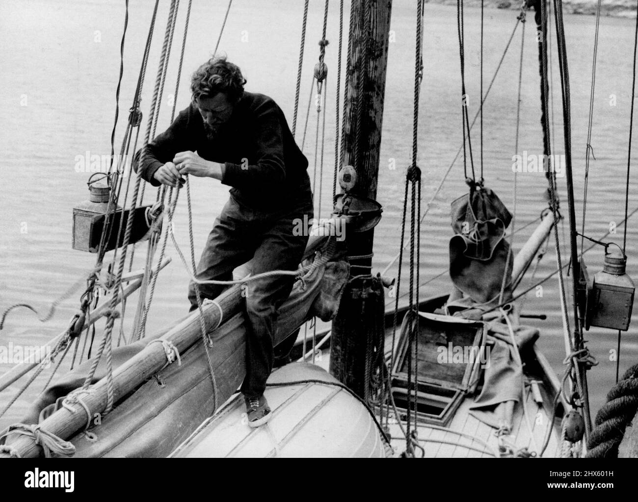 Crossed The Atlantic Twice -- On his 29-foot Yawl Temptress is 35-year ...