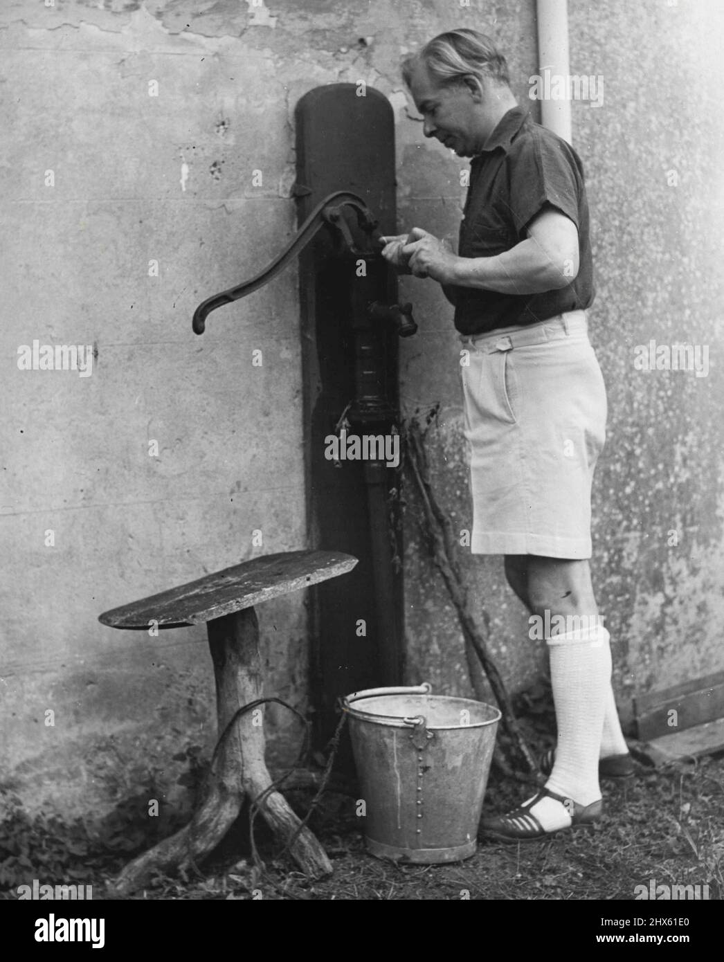 D.R. Hardman, M.P. -- Priming the pump: Mr. Hardman tries to get an old ...