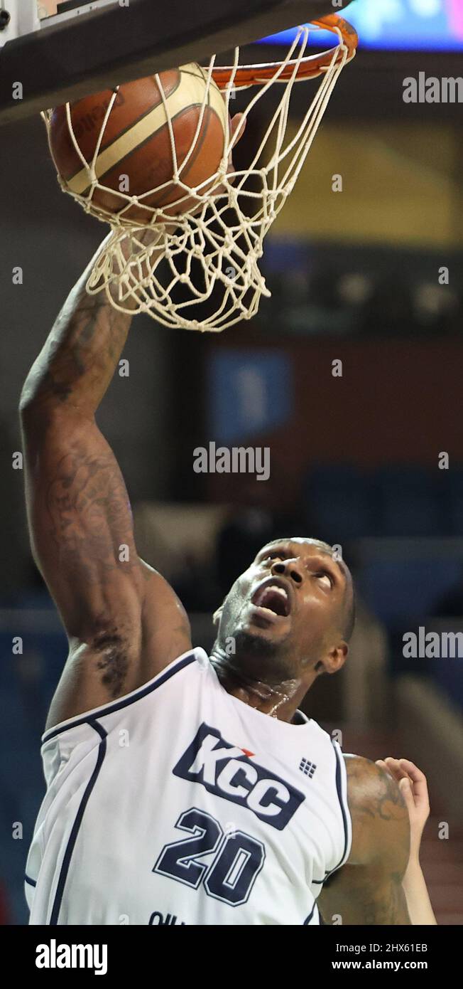 10th Mar, 2022. Basketball: Seoul Samsung Thunders vs. Jeonju KCC Egis ...