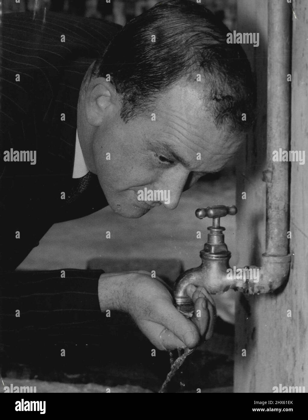 J. Melton Syd. Police force water tap. October 28, 1954. ;***** J ...