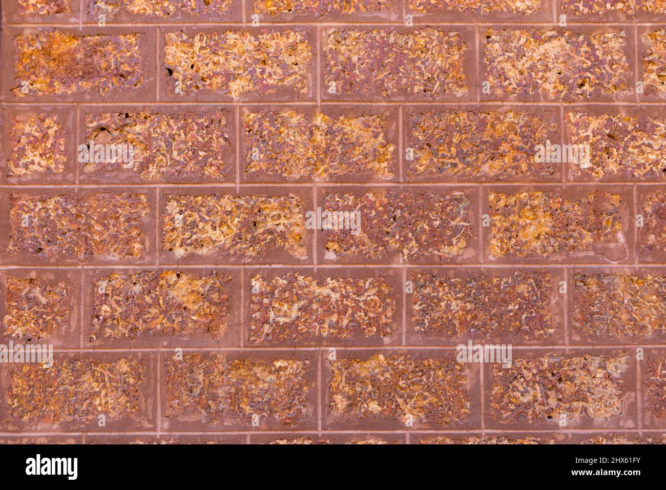 Red brick wall made of stone, Brick wall background Stock Photo - Alamy