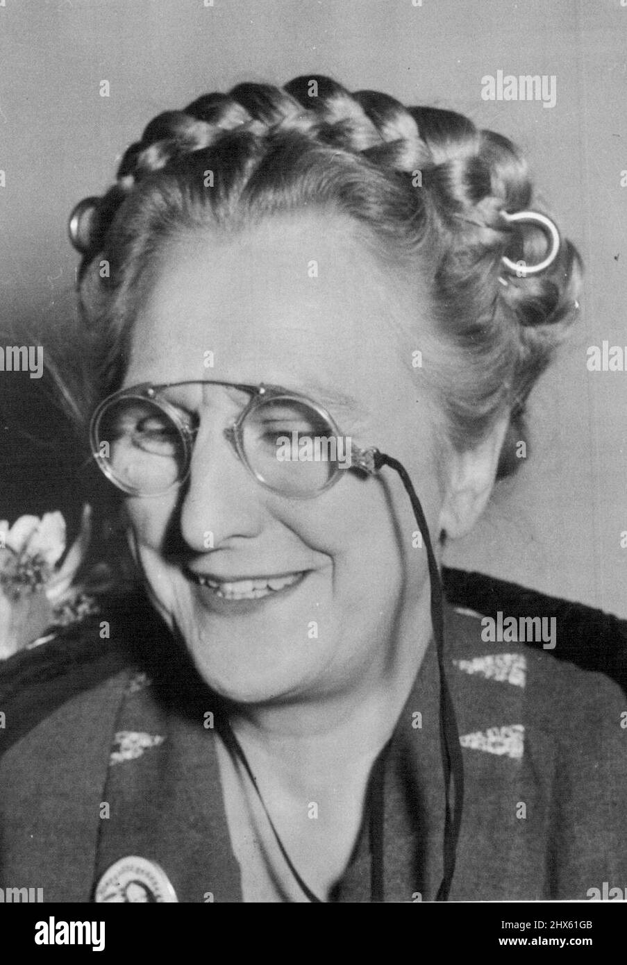 Mrs. Esther Van Tufty U.S. Journalist. August 30, 1953.;Mrs. Esther Van ...