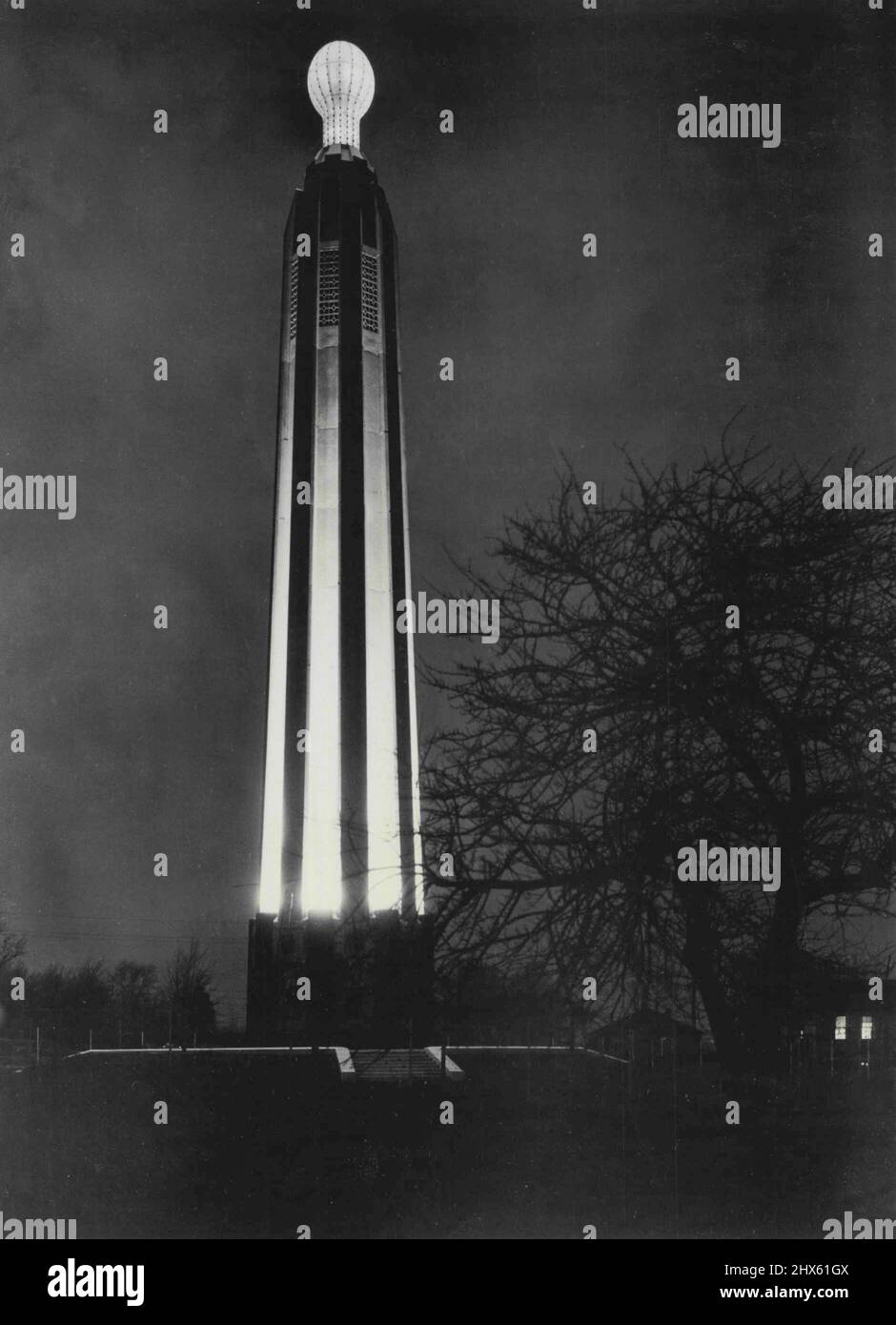 Edison Tower dedicated on 91st anniversary of birth the illuminated ...